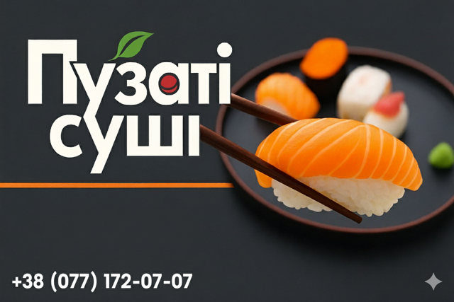 Пузаті суші - Доставка суші у Броварах | Замовити онлайн